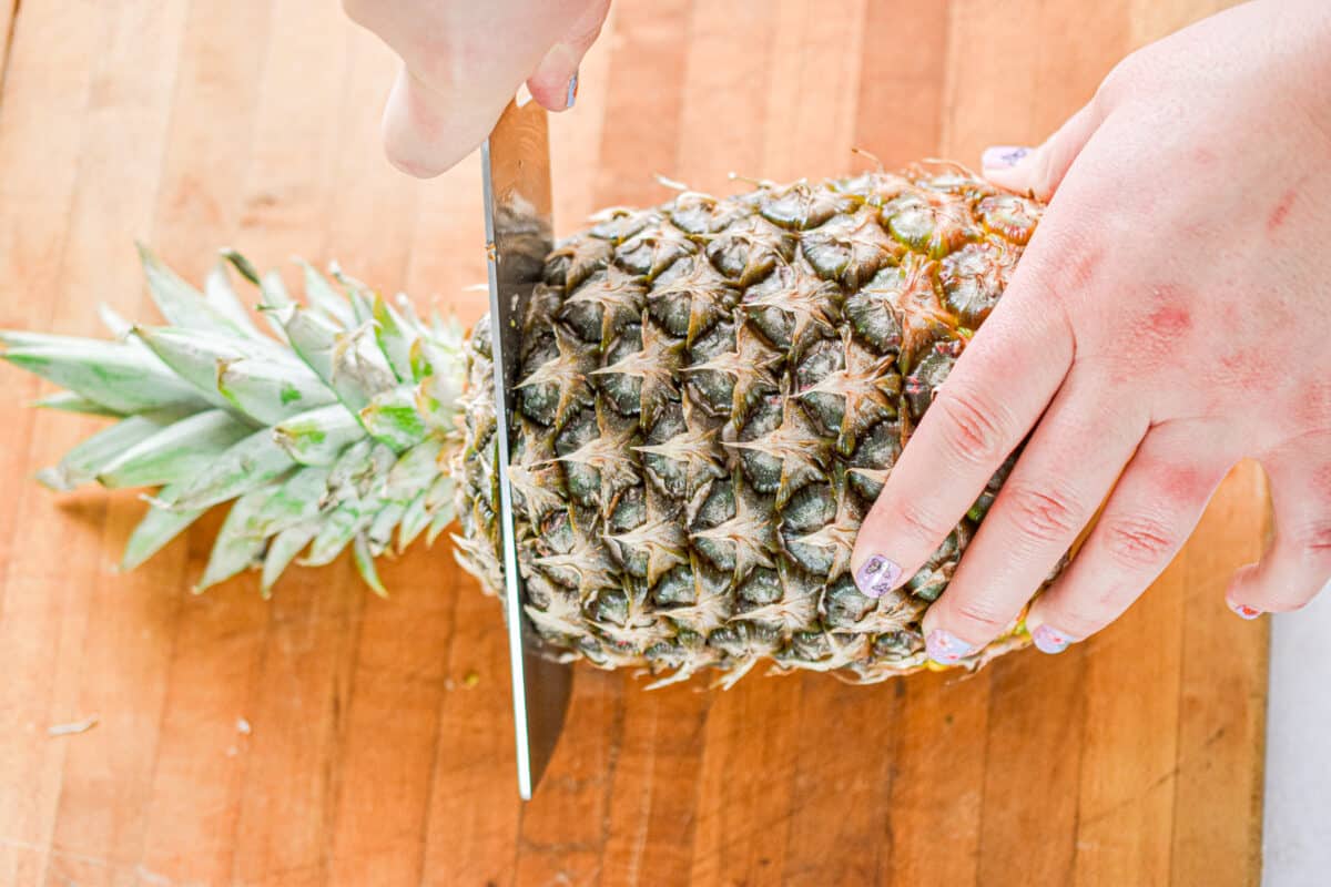 How To Cut A Pineapple - No Heat Needed