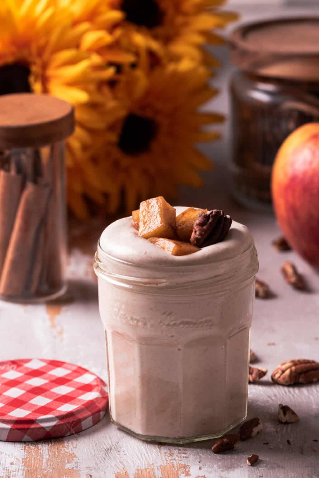 Apple Cinnamon Mousse (with Apple Butter!) - No Heat Needed