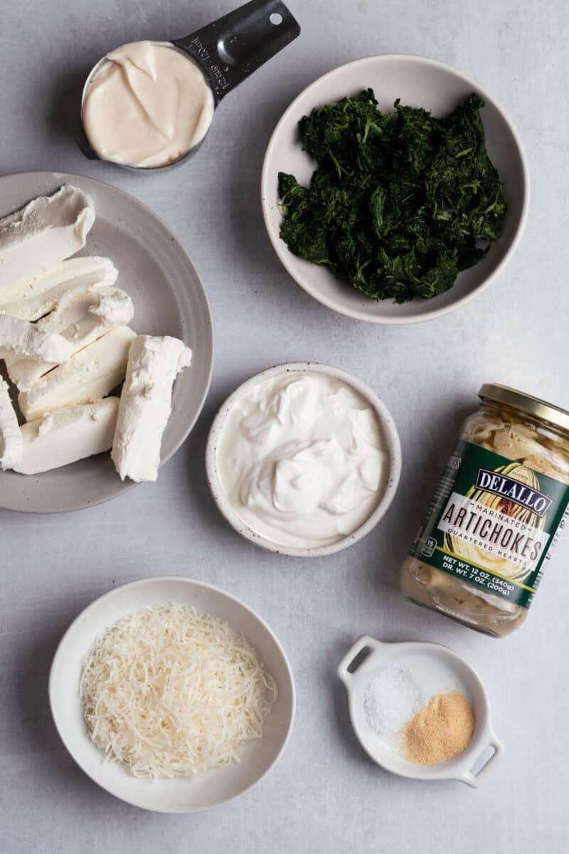 Cold Spinach and Artichoke Dip - No Heat Needed